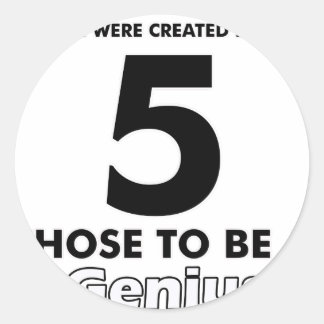 Number 5 Stickers | Zazzle