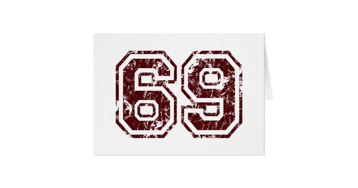 Number 69 | Zazzle