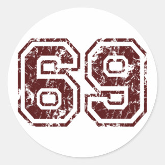 119+ Number 69 Stickers and Number 69 Sticker Designs | Zazzle