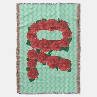 Number 70 70th birthday red roses floral blanket | Zazzle