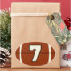 Number 7 Football Sticker | Zazzle