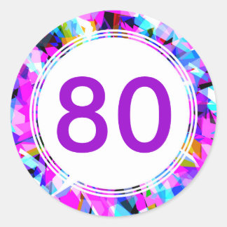 Number 80 Stickers | Zazzle