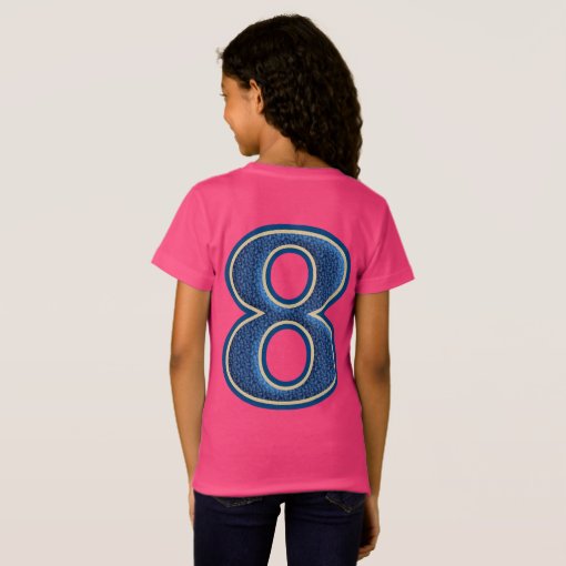 Number 8 T-Shirt | Zazzle