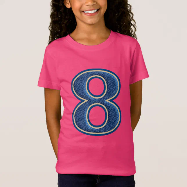 Number 8 T-Shirt | Zazzle