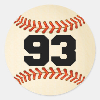 Number 93 Stickers | Zazzle