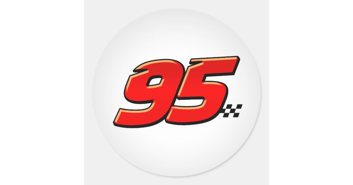 Number 95 - Sticker | Zazzle