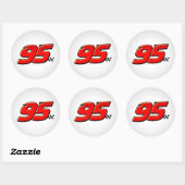 Number 95 - Sticker | Zazzle