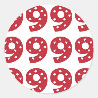 Number 9 Stickers | Zazzle