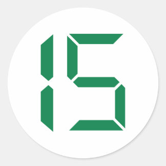 238+ Number 15 Stickers and Number 15 Sticker Designs | Zazzle