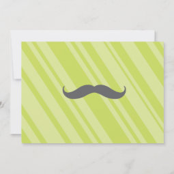 Number Fun MUSTACHE FIRST BIRTHDAY invitation | Zazzle