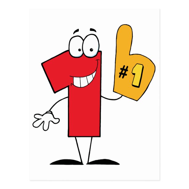 Cartoon Character One Postcards - No Minimum Quantity | Zazzle