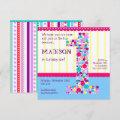 Number One, First Birthday Party Invitation | Zazzle
