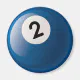 NUMBER TWO BILLIARDS BALL MAGNET | Zazzle