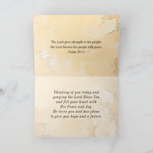 Numbers 6:24-26 The Lord Bless You Bible Verse Note Card | Zazzle