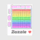 "Numbers are cool!" Hundreds Chart Vinyl Sticker | Zazzle