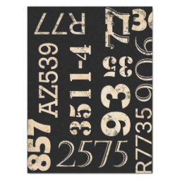 Numbers Furniture Decoupage Paper | Zazzle