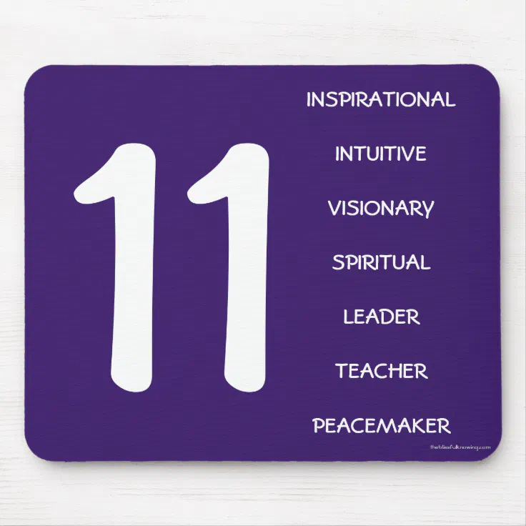 Numerology Mouse Pad for Master Number 11 | Zazzle