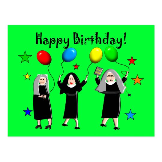 Nun Happy Birthday Cards & Gifts | Zazzle.com