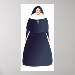 Nun Poster | Zazzle