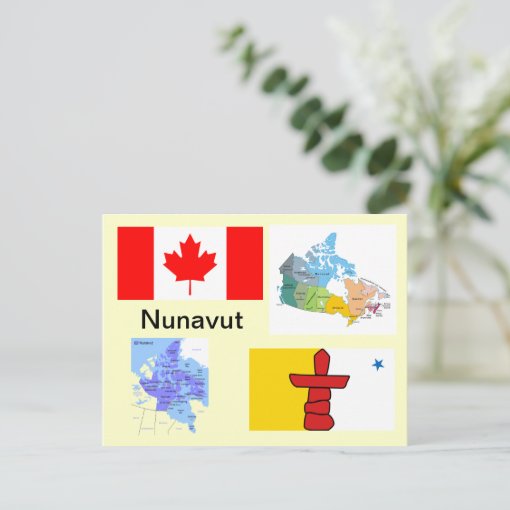 Nunavut Territory Canada Postcard | Zazzle