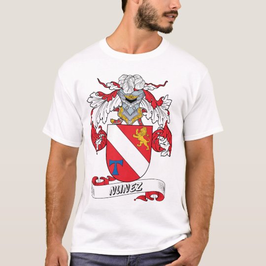 Nunez Family Crest T-Shirt | Zazzle.com