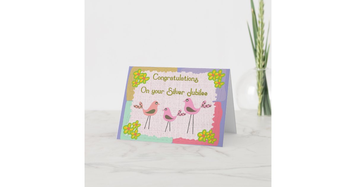Nuns Silver Jubilee Gifts Card | Zazzle