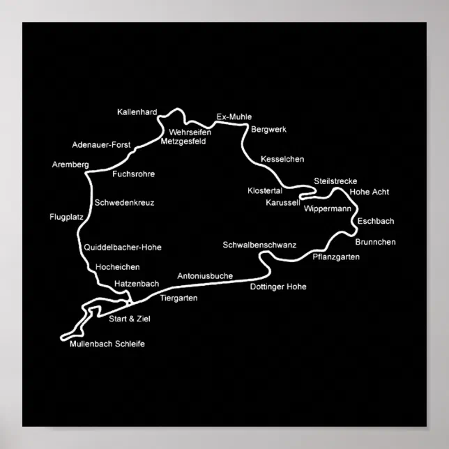 Nurburgring Poster | Zazzle