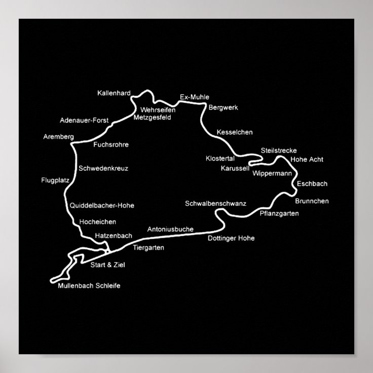 Nurburgring Poster | Zazzle