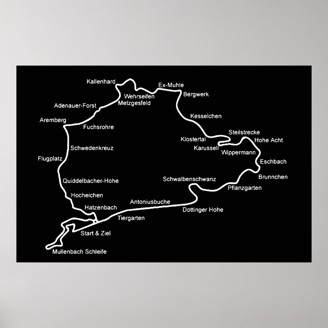 Nurburgring Poster | Zazzle
