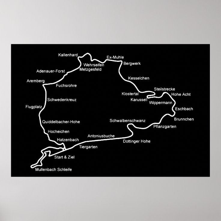 Nurburgring Poster | Zazzle