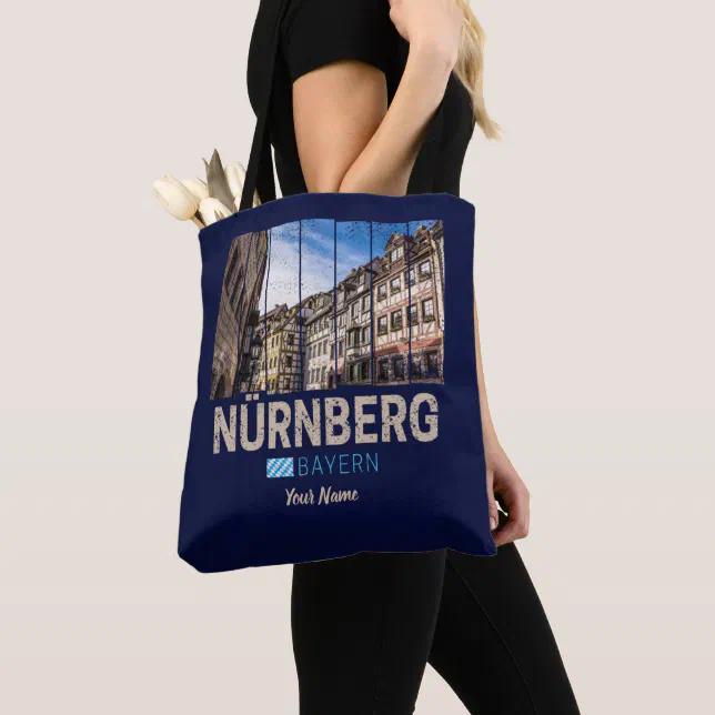 Nuremberg Vintage Bavaria Germany Souvenir Tote Bag | Zazzle