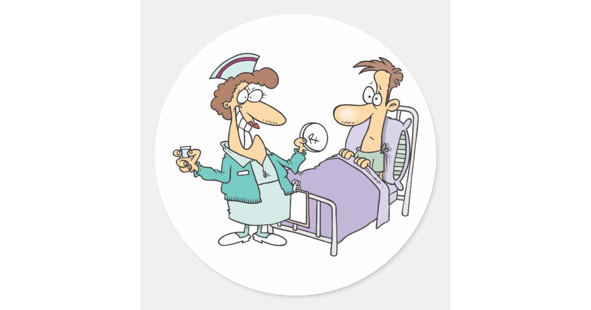 Nurse And Patient Stickers | Zazzle