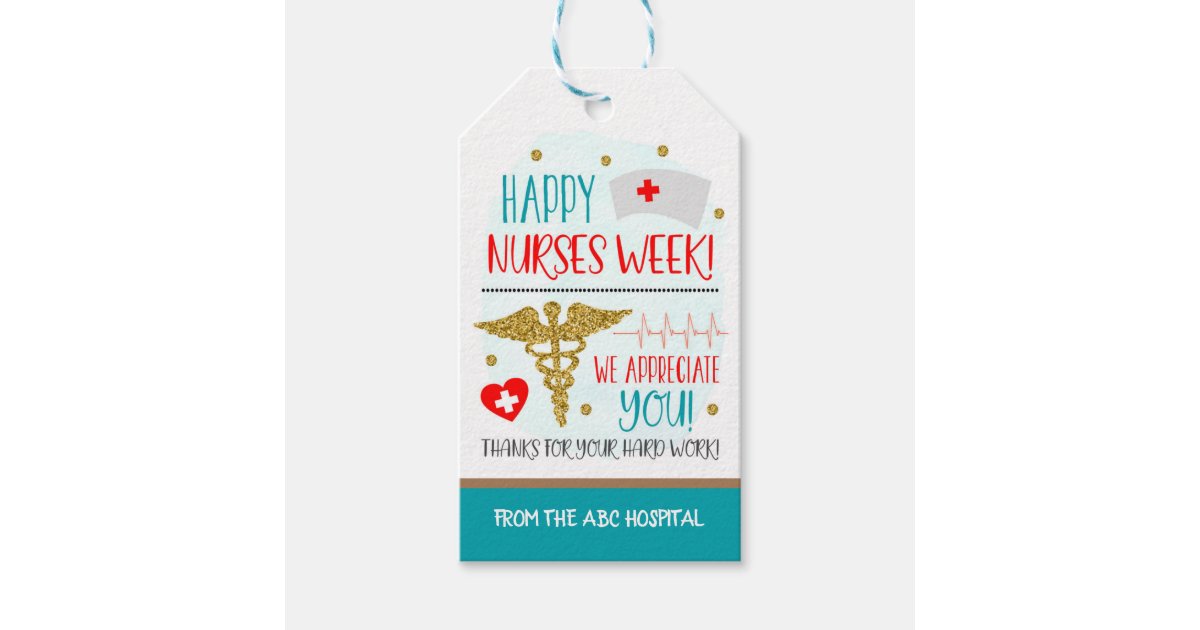 Nurse Appreciation Gift Tag | Zazzle