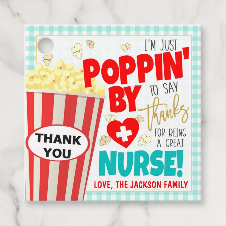 Nurse Appreciation Gift Tag | Zazzle