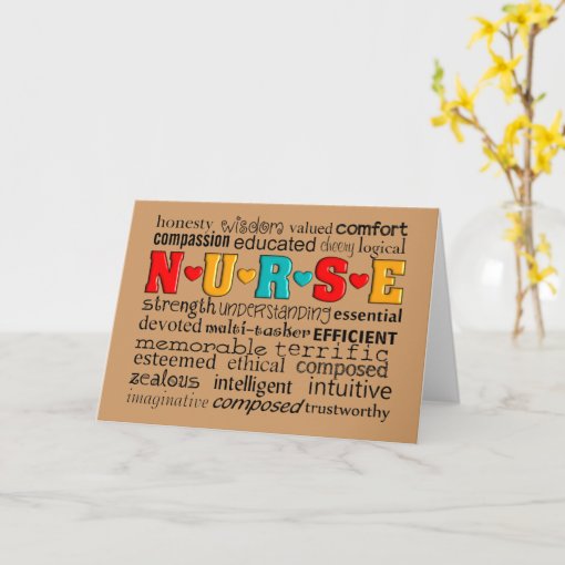 Nurse Appreciation Greeting Card | Zazzle