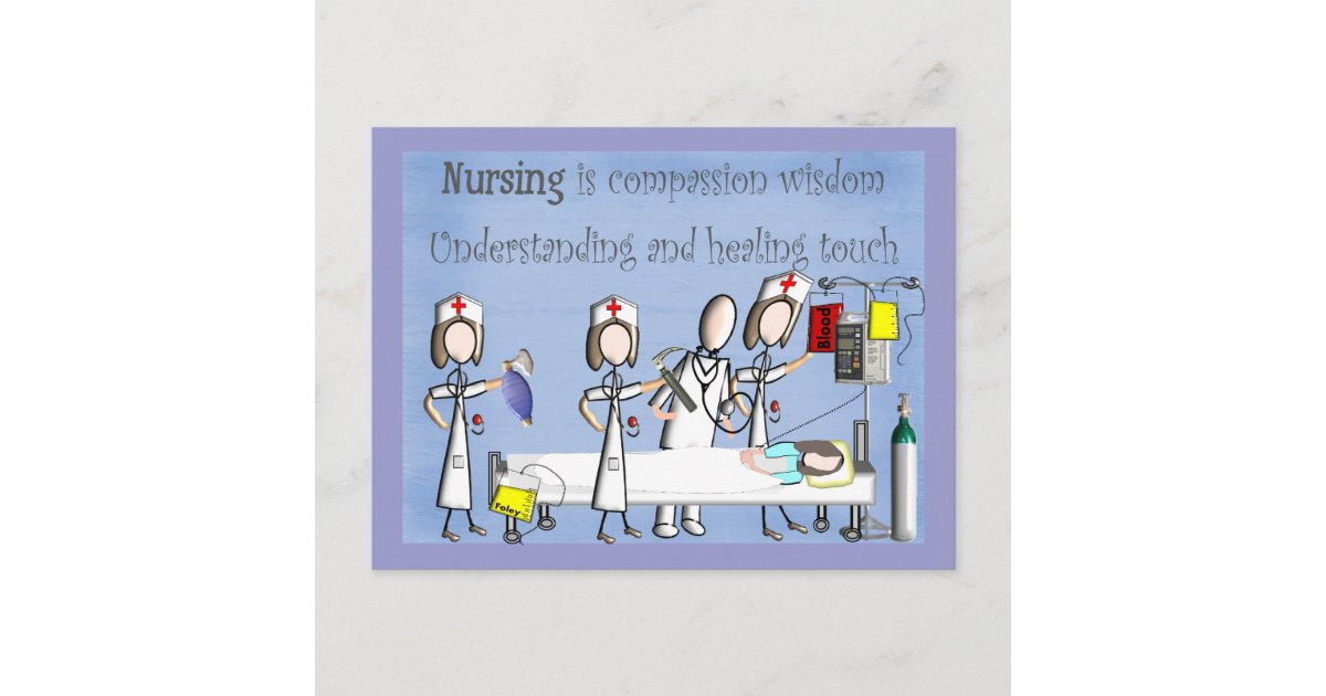 Nurse Art Gifts Postcard | Zazzle