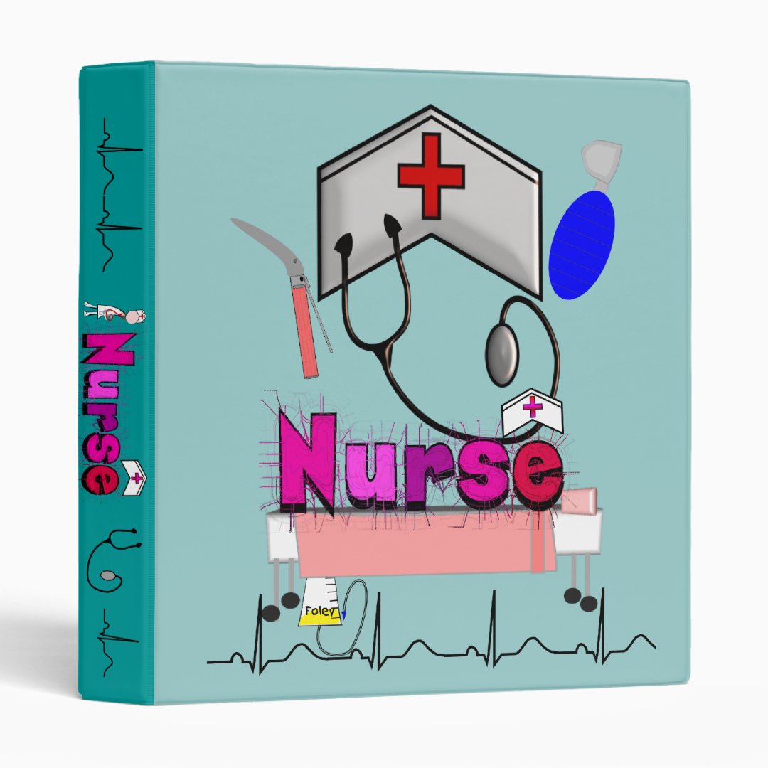 Nurse Binder, Unique Design for Nurses Binder | Zazzle