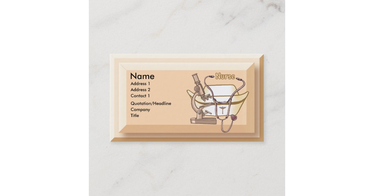 Nurse Collage custom name business cards | Zazzle