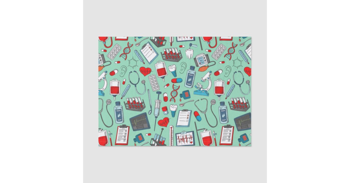 Nurse, Doctor, Medical Professional Themed Tissue Paper | Zazzle