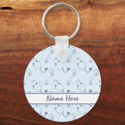 Nurse Doctor Stethoscope Keychain | Zazzle