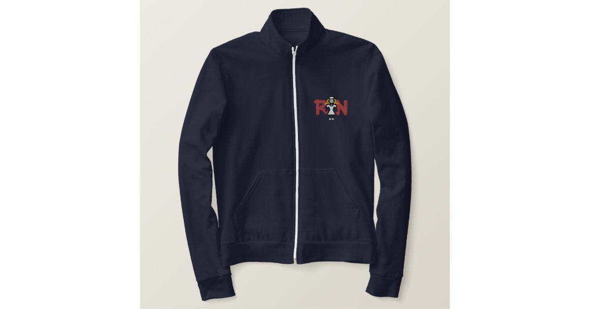 Nurse Embroidered Jacket | Zazzle