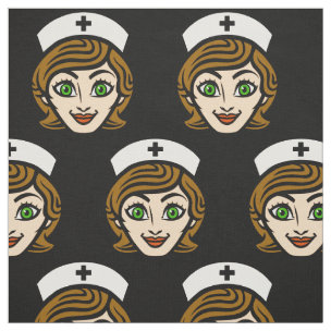 Nurse Doctor Medical Pattern Fabric | Zazzle