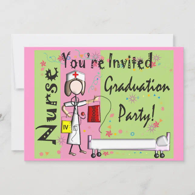 Nurse Graduation Invitations | Zazzle