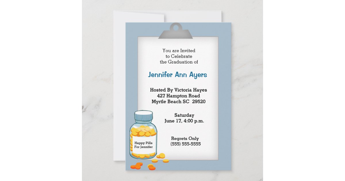 Nurse Graduation Party Invitation | Zazzle