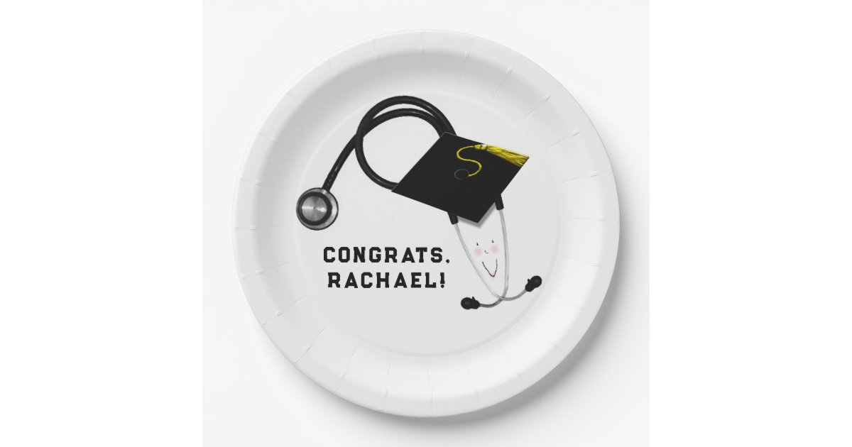 Nurse Graduation Party Paper Plates | Zazzle