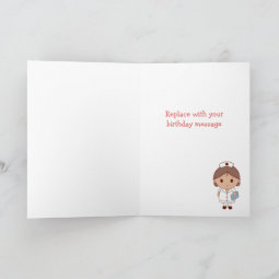 Nurse Happy Birthday Personalized Card | Zazzle