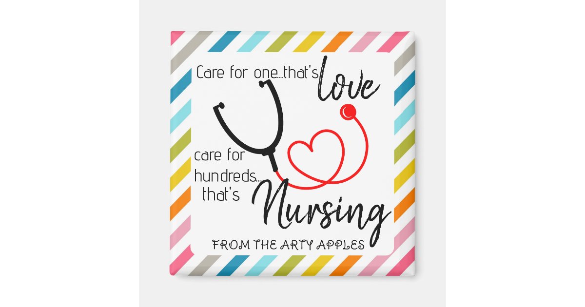 nurse HCA appreciation week sticker plaster Magnet | Zazzle