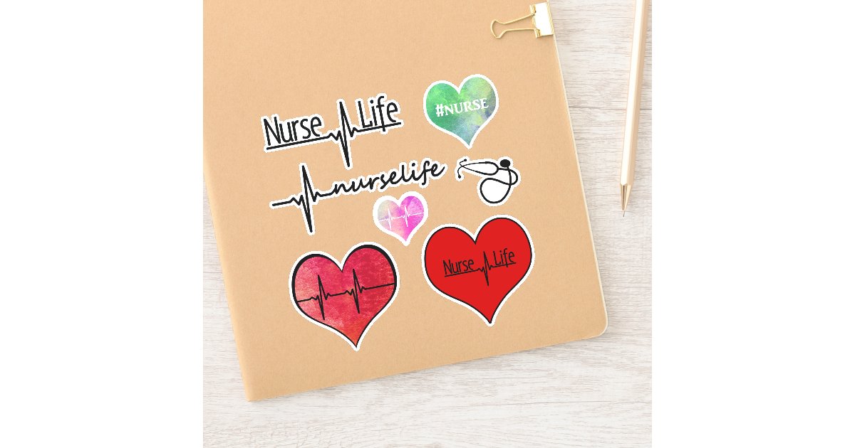 Nurse Life - Collection Sticker Pack | Zazzle