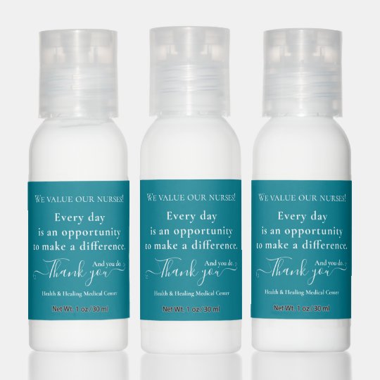 Nurse Lotion Appreciation Week Bulk Hand Lotion | Zazzle.com