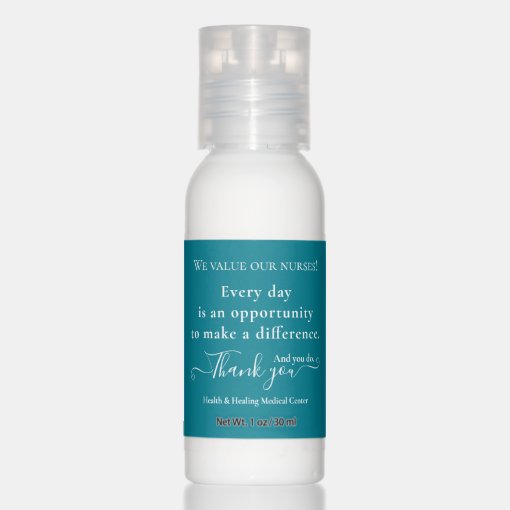 Nurse Lotion Appreciation Week Bulk Hand Lotion | Zazzle